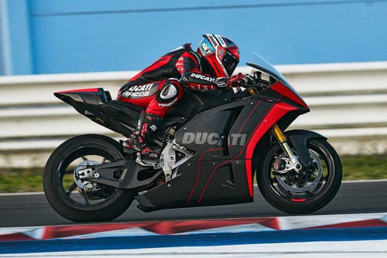 Ducatis MotoE-sykkel testes – Bike powered by Motorrad