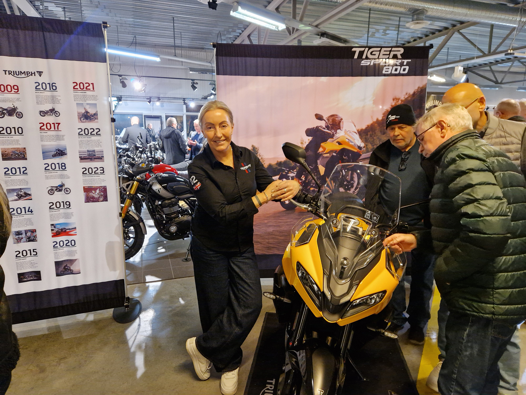 Fullt hus hos Arena MC på Triumph On Tour – Bike powered by Motorrad